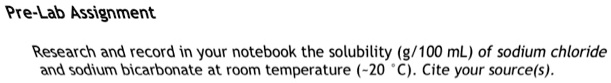 Pre-Lab Assignment Research and record in your notebook the...