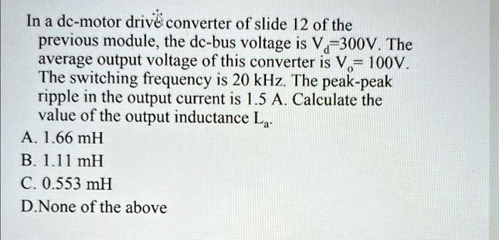 SOLVED: Please explain in detail what formulas you are applying and why ...