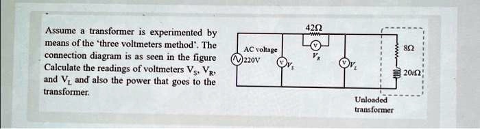 SOLVED: Assume a transformer is experimented by means of the three ...