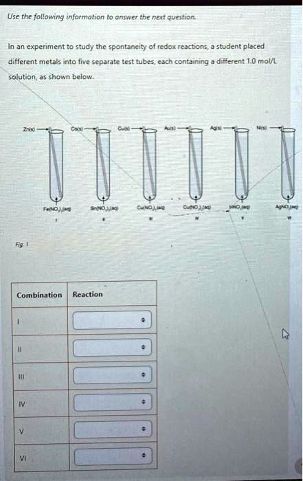 Use the following information to answer the next question. In an ...