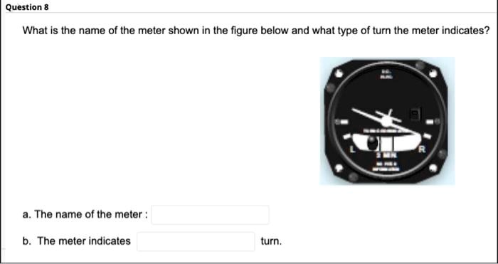 Question What is the name of the meter shown in the figure below and ...