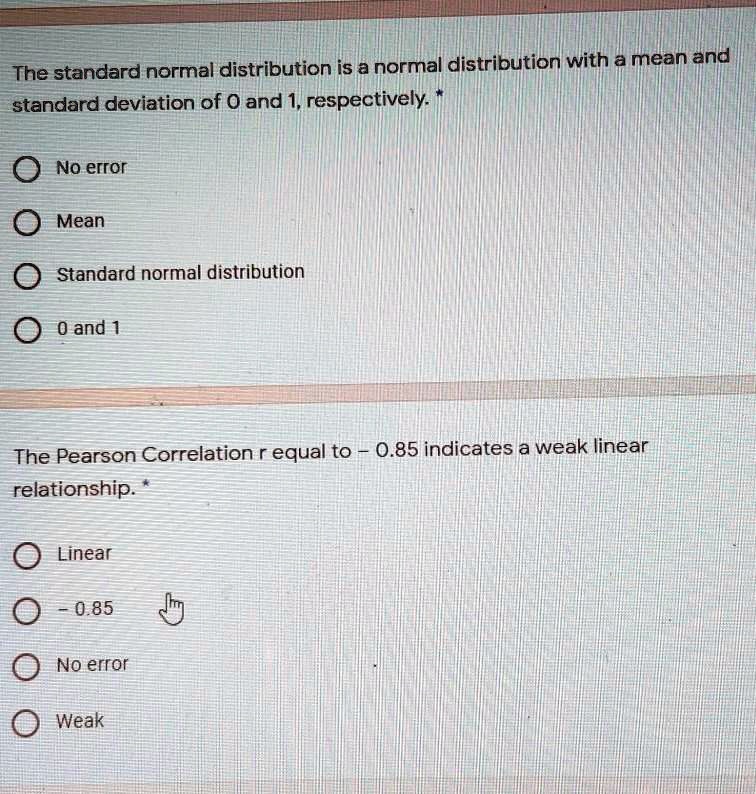SOLVED: The standard normal distribution is a normal distribution with ...
