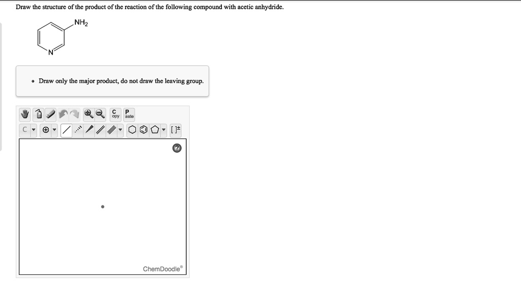 Draw The Structure Of The Product Of The Reaction Of The Following