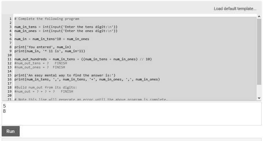 Create A Different Version Of The Program That Takes A 3 Digit Number And Generates A 6 Digit