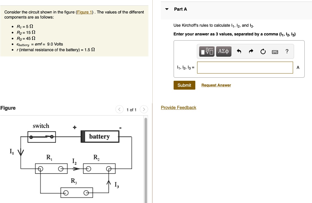 part a consider the circuit shown in the figure figure components are as follows the values of ...
