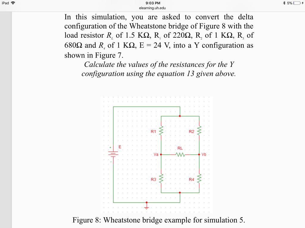 SOLVED: You are then asked to convert the delta configuration of the ...