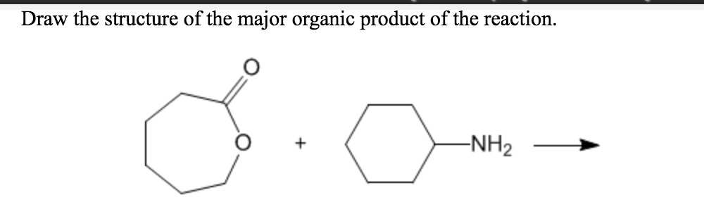 SOLVED: Draw the structure of the major organic product of the reaction ...
