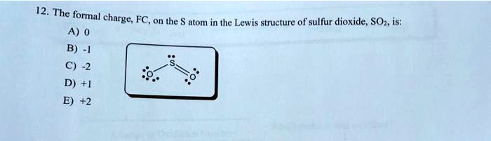 SOLVED: The- formal charge: FC , on Ihe alom in the Lewis structure of ...