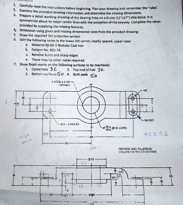 SOLVED: need help drawing the side view provided by supplying the ...