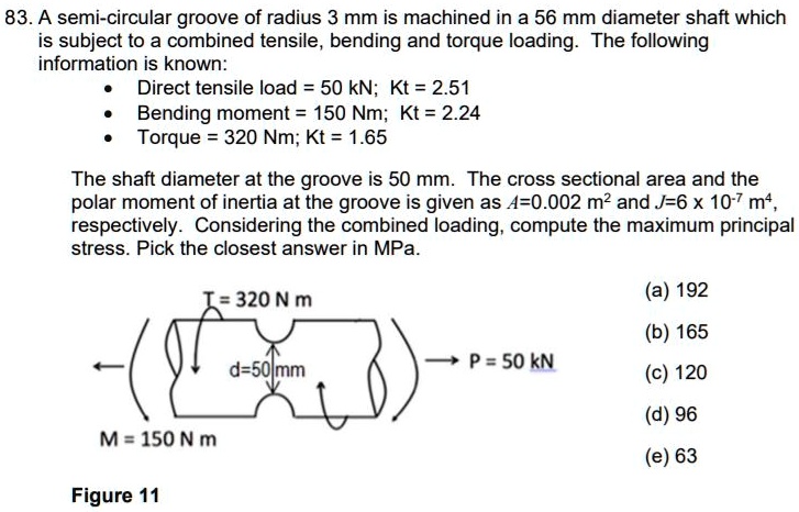 SOLVED: A semi-circular groove of radius 3 mm is machined in a 56 mm ...