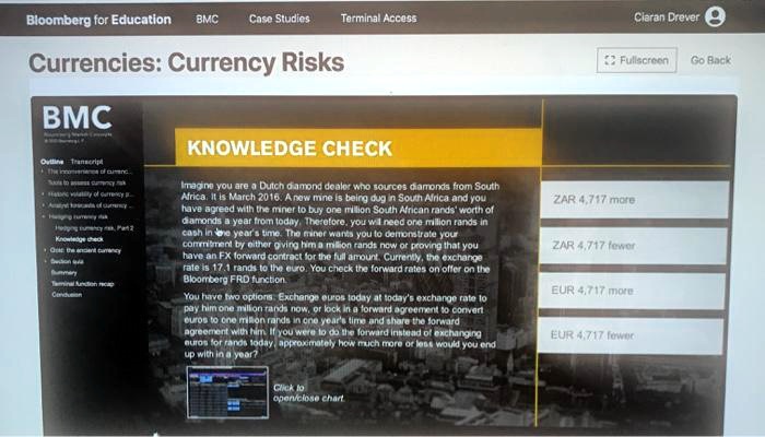 bloomberg for education bmc case studies terminal access ciaran dreve currenciescurrency risks ...