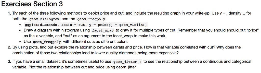 SOLVED: Please code this in R. Thank you so much!! Use: library(tidyverse) library(ggplot2) data ...