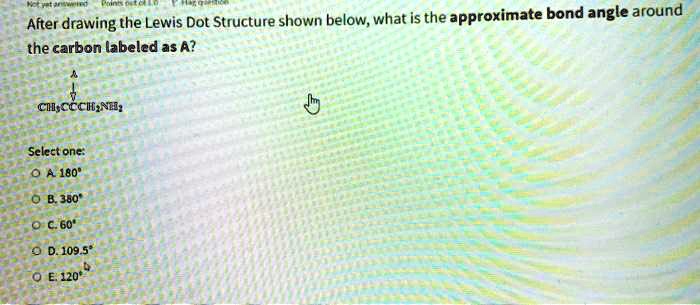 SOLVED: After drawing the Lewis Dot Structure shown below,what is the ...