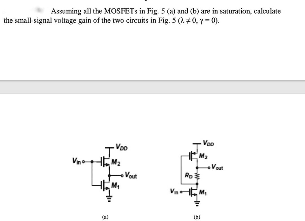 SOLVED: Text: Need a diagram of small-signal analysis and explain each ...