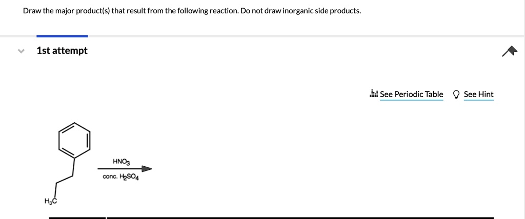 SOLVED: Draw the major product(s) that result from the following reaction Do not draw inorganic ...