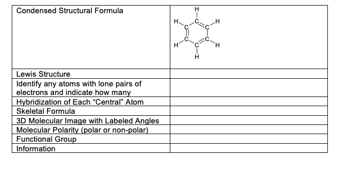 condensed structura formula lewis structure identify any atoms with ...