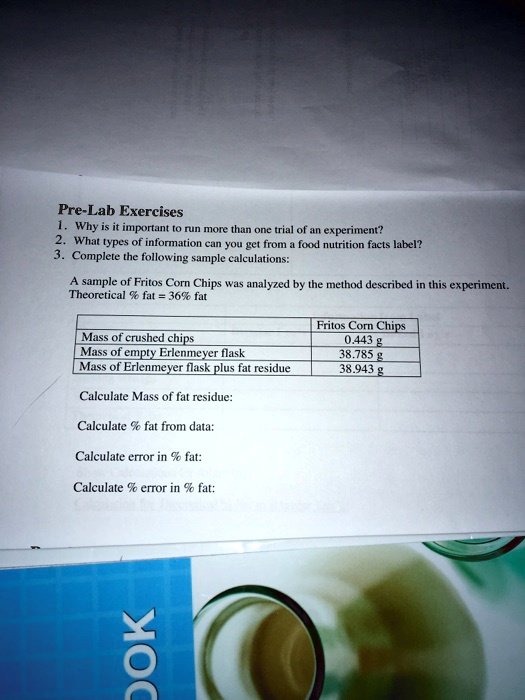 SOLVED: Pre-Lab Exercises Why important - more tun onc triakonan ...