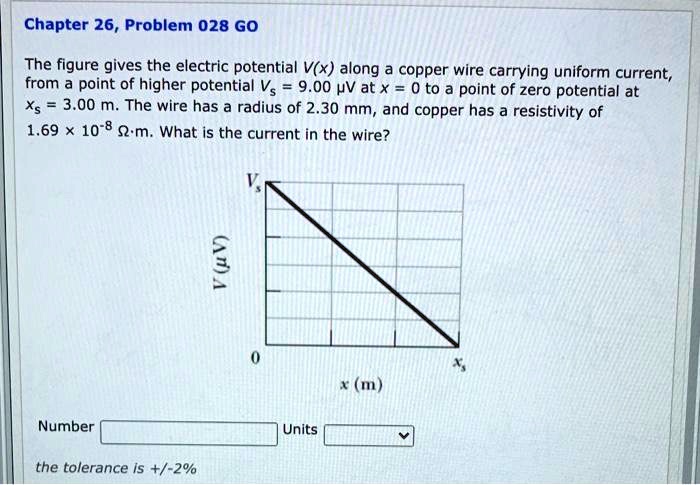 chapter 26 problem 028 go the figure gives the electric potential vx ...