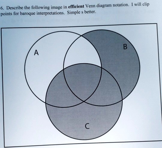 Venn Diagram Notation Will Clip Describe The Following Image In Efficient Points For Baroque