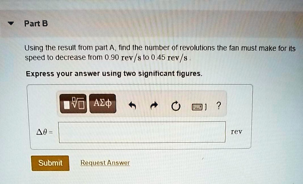 part b using the result from part a find the number of revolutions the ...