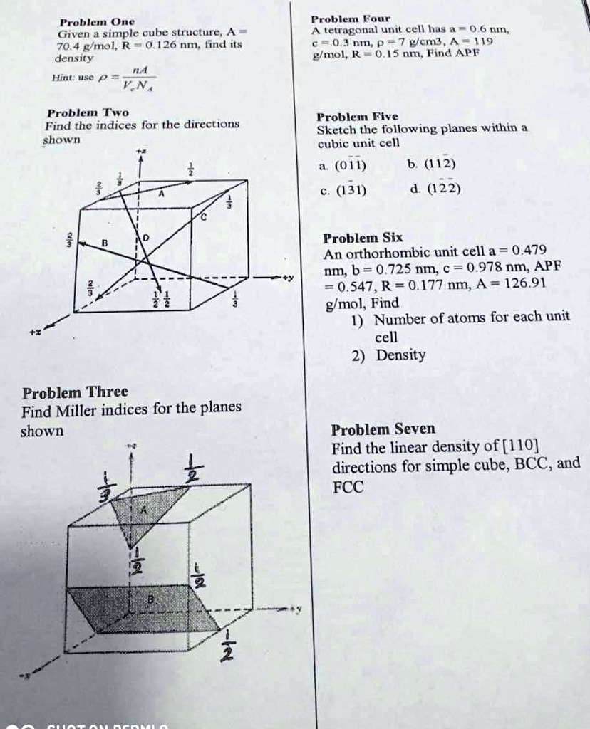 Tetragonal Unit Cell