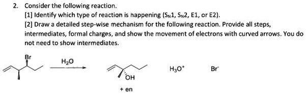 2. Consider the following reaction. [1] Identify which type of reaction ...