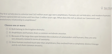 seehin the first vertebrates to colonize land 165 million years ago ...