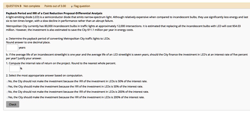 SOLVED: QUESTION 3 Not complete Points out of 3.00 Flag question ...