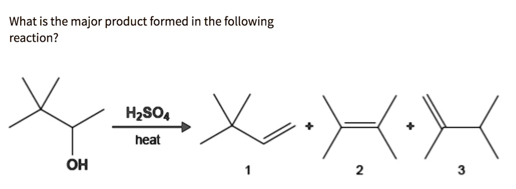 SOLVED: What is the major product formed in the following reaction ...