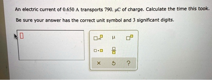 Electric Current Symbol And Unit