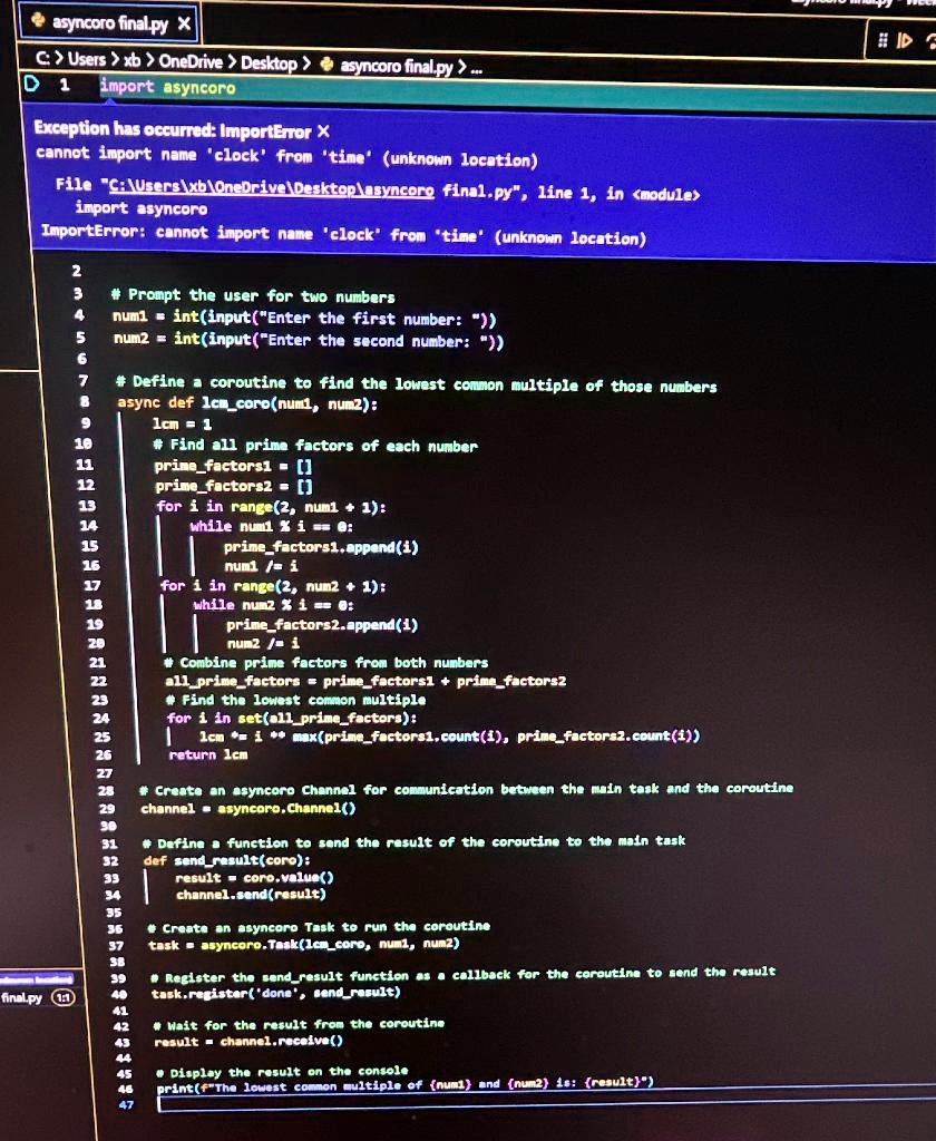 Solved Exception Has Occurred Importerror Cannot Import Name Clock From Time Unknown