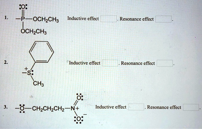 SOLVED: OCH3 Inductive effect OCH3 Resonance effect Inductive effect ... SOLVED: OCH3 Inductive effect OCH3 Resonance effect Inductive effect ...