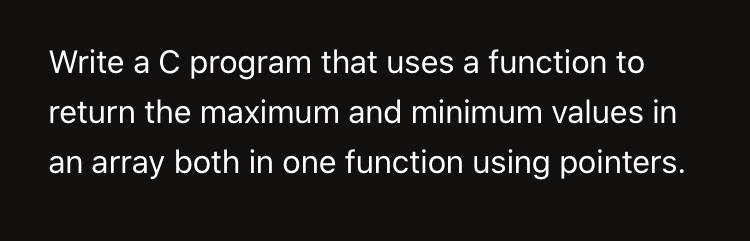 VIDEO solution: A C program, please note not C++ Thanks in advance Write a C program that uses a ...
