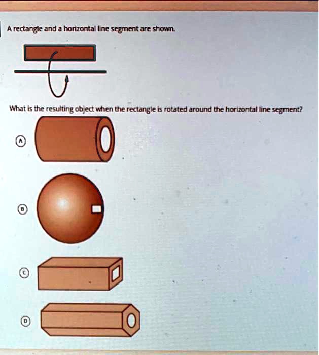 A rectangle and a horizontal line segment are shown. What is the ...