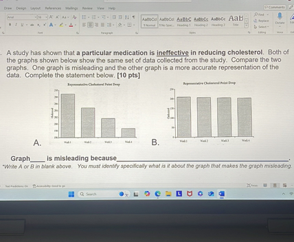 a study has shown that a particular medication is ineffective in ...