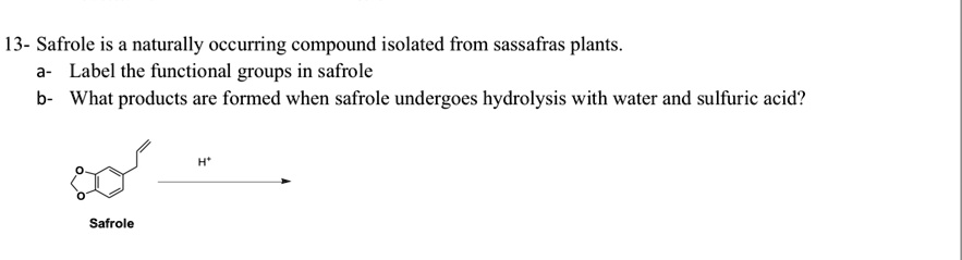 SOLVED: 'Can someone please help me label the functional groups of ...