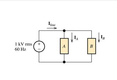1 kV rms 60 Hz Iline IA IB A B