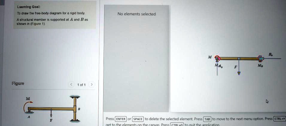 SOLVED: Lonming Goni Ta draw the free-body diagram for a rigid body. A structural member is ...