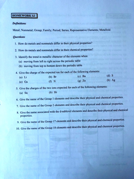 homework uj definitions mctal nonmetal group family period series ...