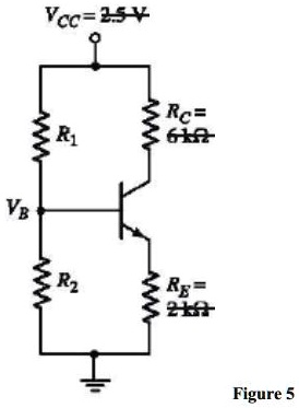 SOLVED: (a) Redesign the circuit shown in Figure 5 using VCC = 9V such that the voltage drop ...