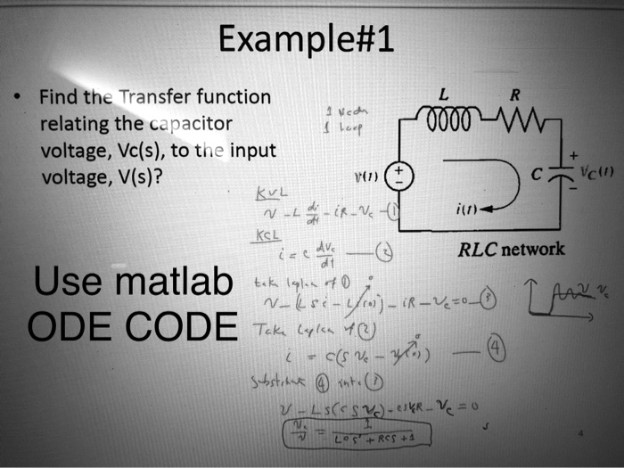 Solved Find The Transfer Function Relating The Capacitor Voltage Vcs To The Input Voltage