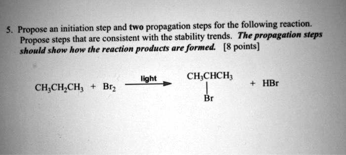 propose an initiation step and two propagation steps for the following ...