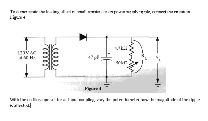 SOLVED: To demonstrate the loading effect of small resistances on power ...