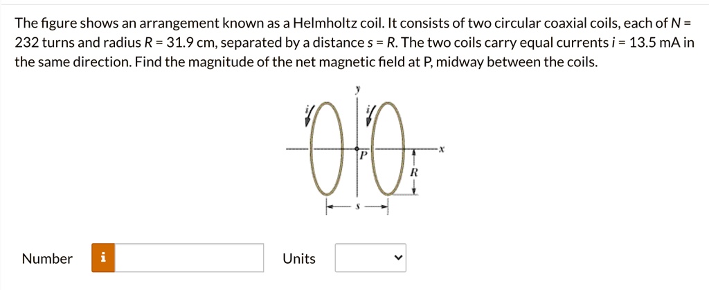 SOLVED: The figure shows an arrangement known as a Helmholtz coil It consists of two circular ...