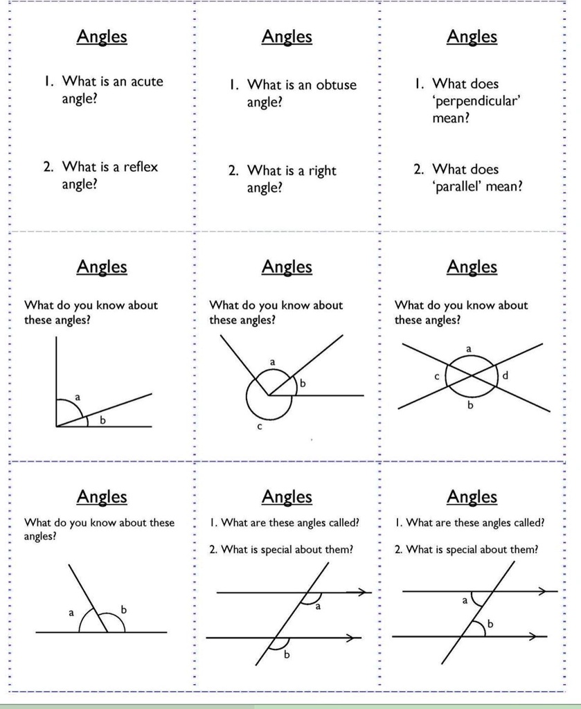 SOLVED: Help, this is geometry! Angles Angles Angles What is an acute ...