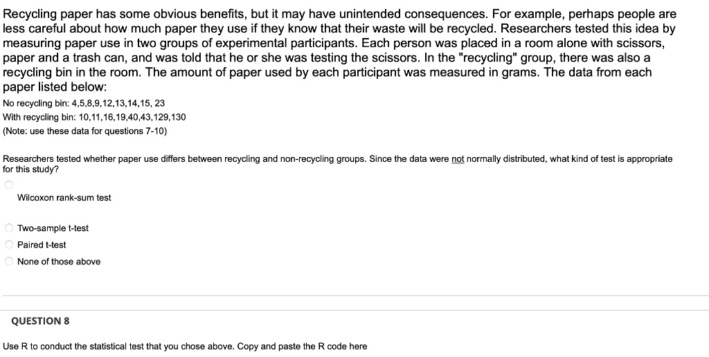 solved-recycling-paper-has-some-obvious-benefits-but-it-may-have