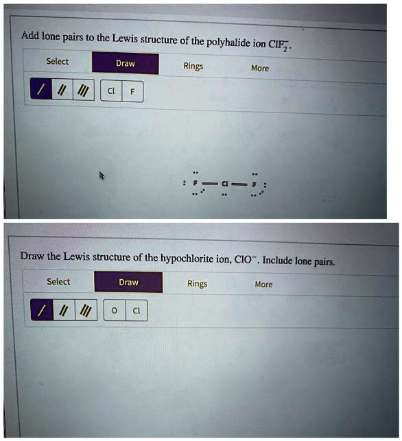 SOLVED: please break this down for me thanks! Add lone pairs t0 the ...