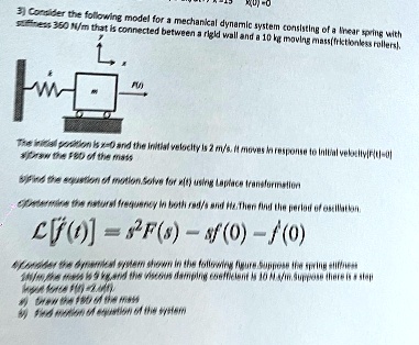 system dynamics and control consider the following model for a ...
