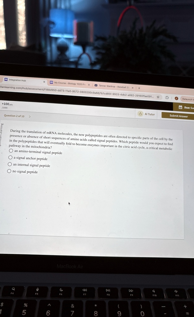 integration hub my course biology 1020 pr tanner waldrop baseball 20 x ...