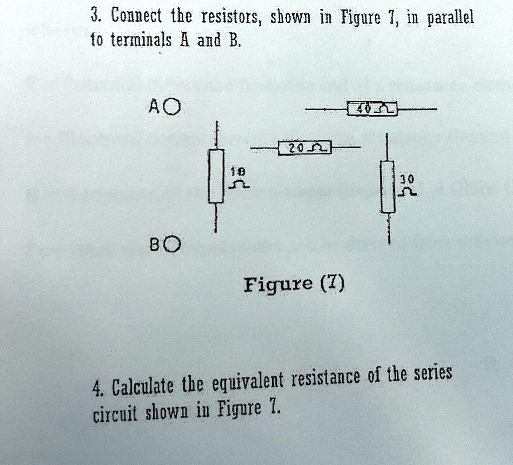 3. Connect the resistors, shown in Figure 7, in parallel to terminals A ...